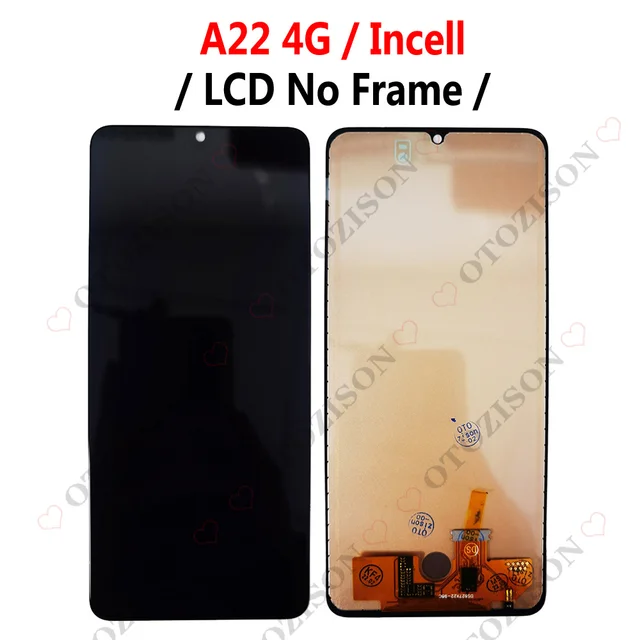 A22 4G A225 Display For Samsung Galaxy A22 5G A226B LCD With Frame ...