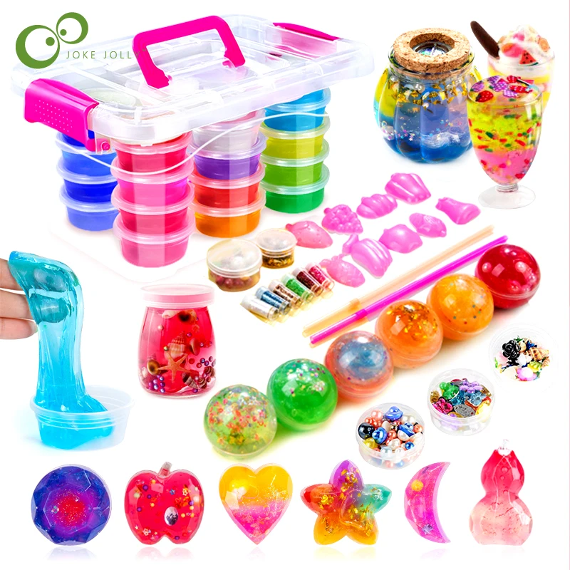 Kit de limo de 24/12 colores para niñas y niños, Kit de fabricación de ...