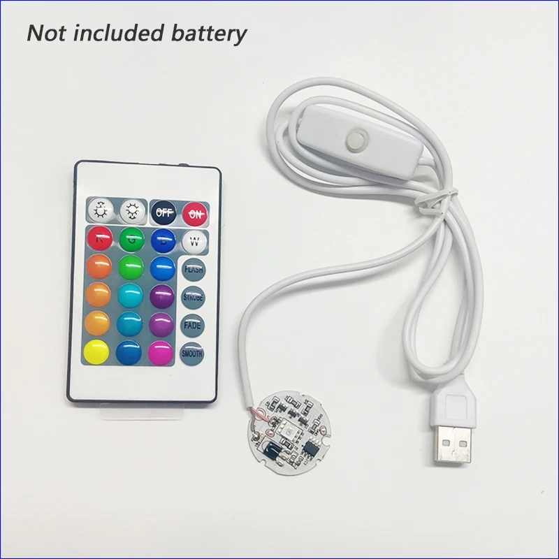 1 par de placas de luz LED RGB degradadas de colores DC5V de bajo ...