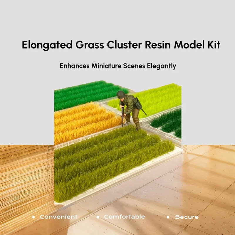 Miniature-Elongated-Grass-Cluster-Resin-Model-Kit-Simulation-Static ...