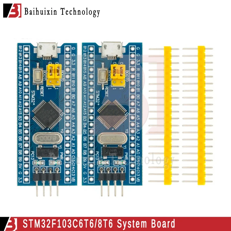 STM32F103C6T6 STM32F103C8T6 STM32 Módulo Placa de Desenvolvimento do Sistema ARM Para Arduino ...