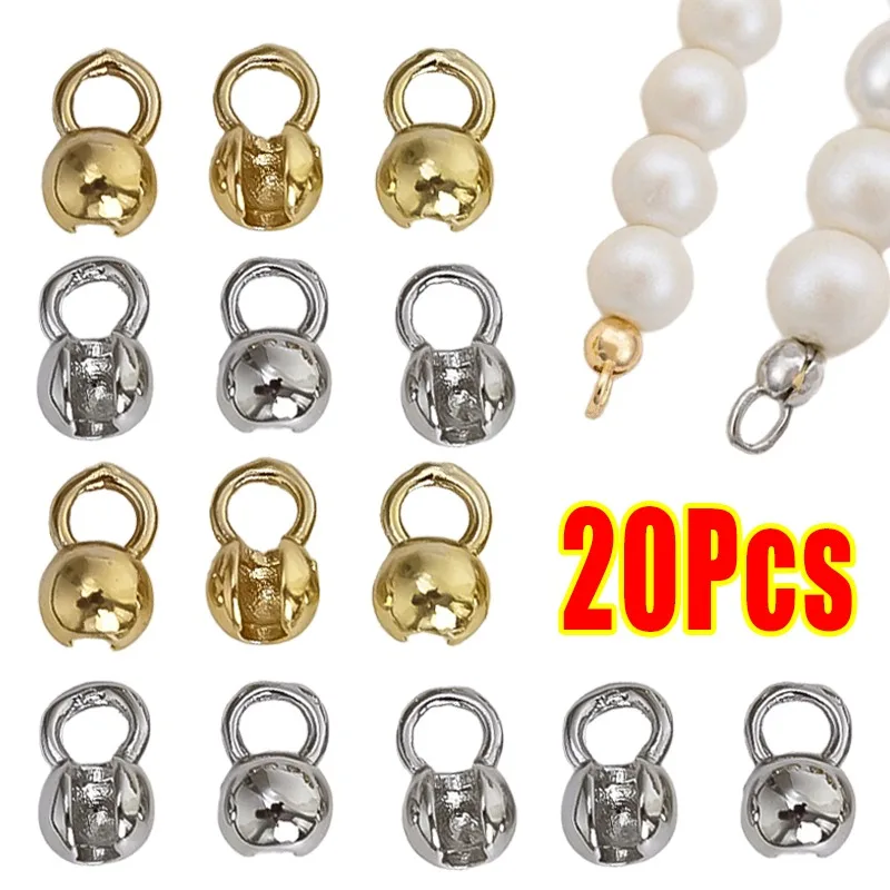 Clasp-Crimp-Beads-Connector-Bracelets-Necklace-Alloy-Clip-Buckle-Cord ...