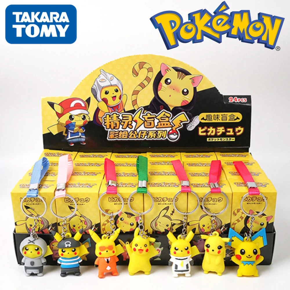 Pokemon Pikachu Gengar Charmander Togepi Blind Box, figuras de Anime ...