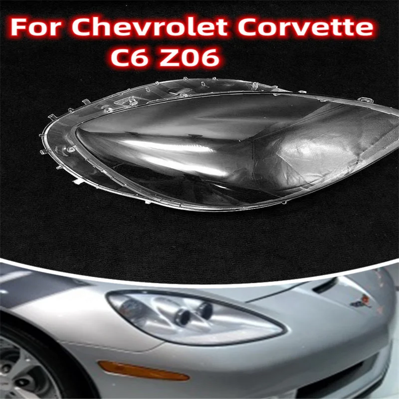 For-Chevrolet-Corvette-C6-Z06-Headlight-Cover-Headlamp-Lamp-Shell ...