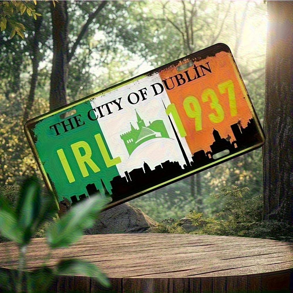 , Dublin 1937 Aluminum License Plate - Rustproof & Waterproof Ireland ...