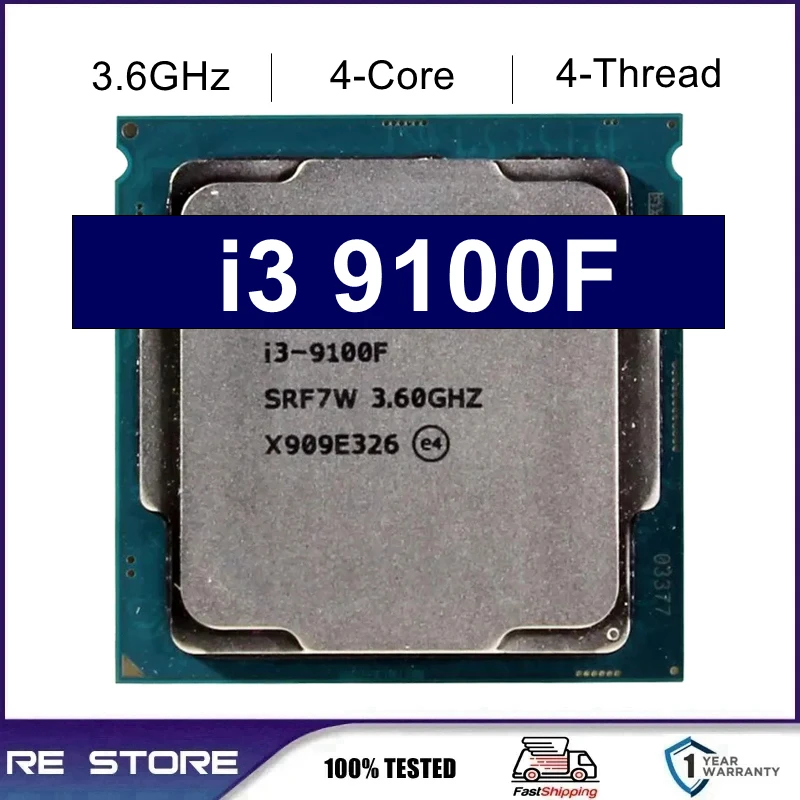 Used-Core-i3-9100F-3-6GHz-SRF7W-SRF6N-Quad-Core-Quad-Thread-CPU-65W-6M ...