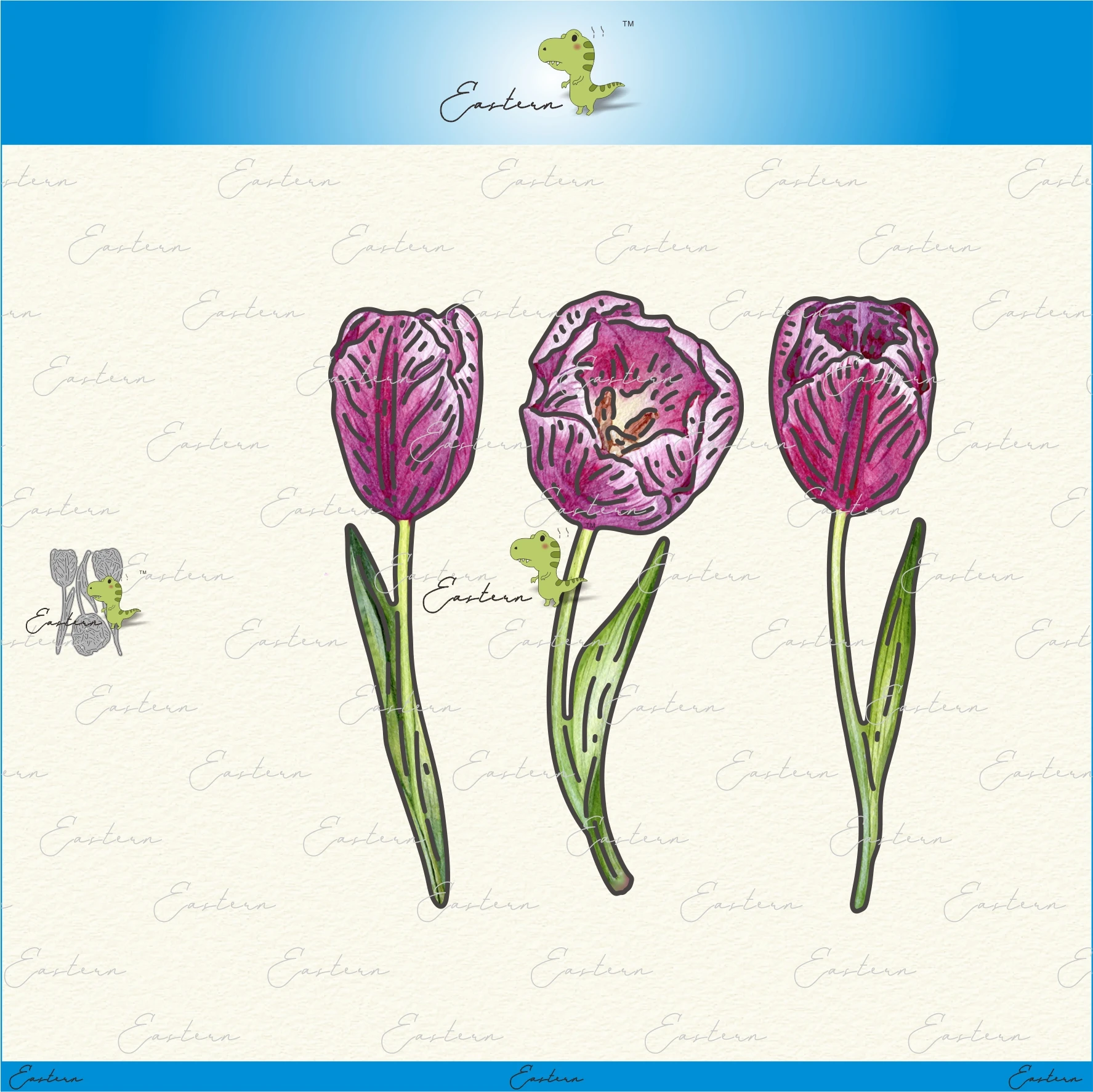 Twirling Tulip Die Set metal cutting dies 2023 new diy molds ...