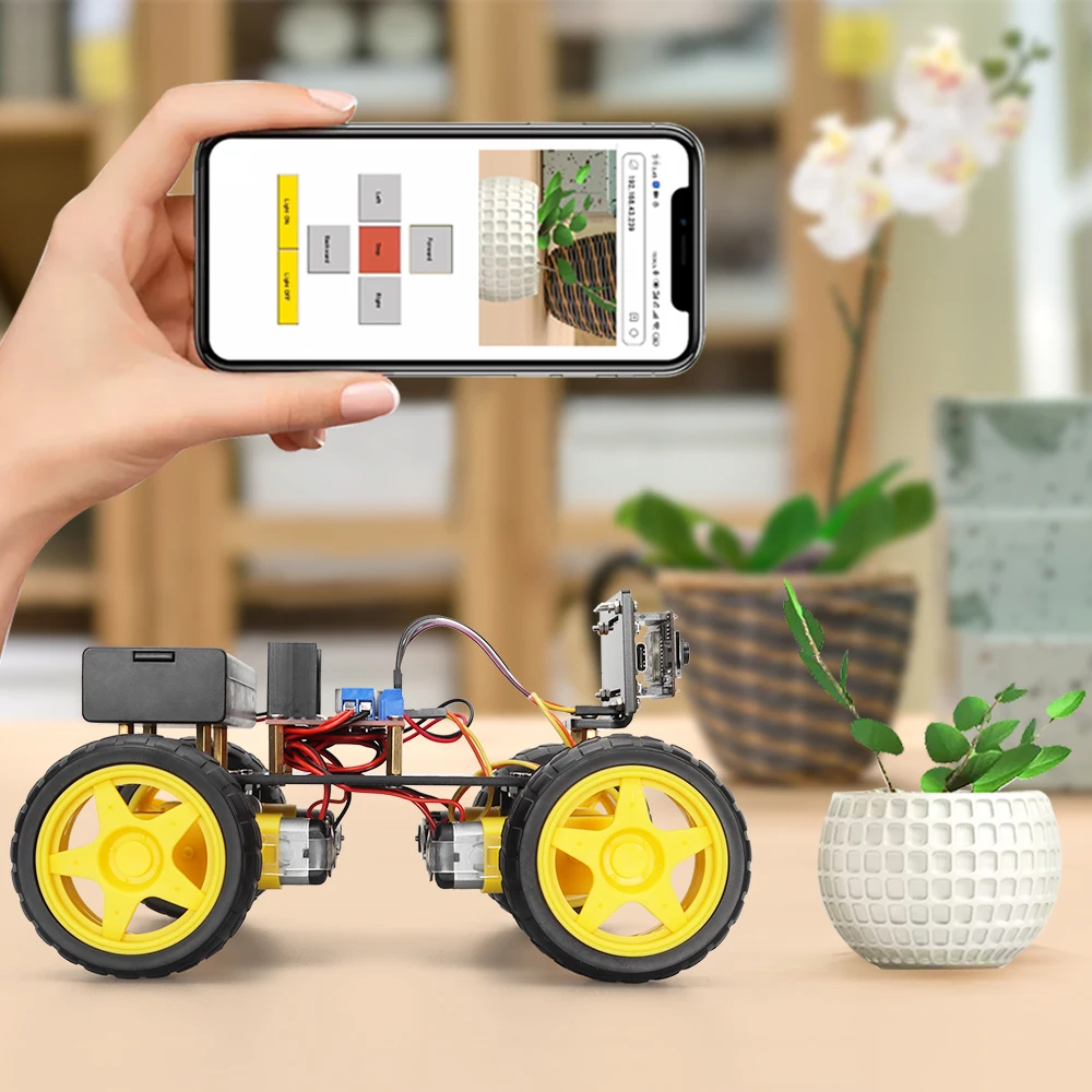 ESP32 Cam Smart Robot Car Kit para Programação Arduino Completo ...