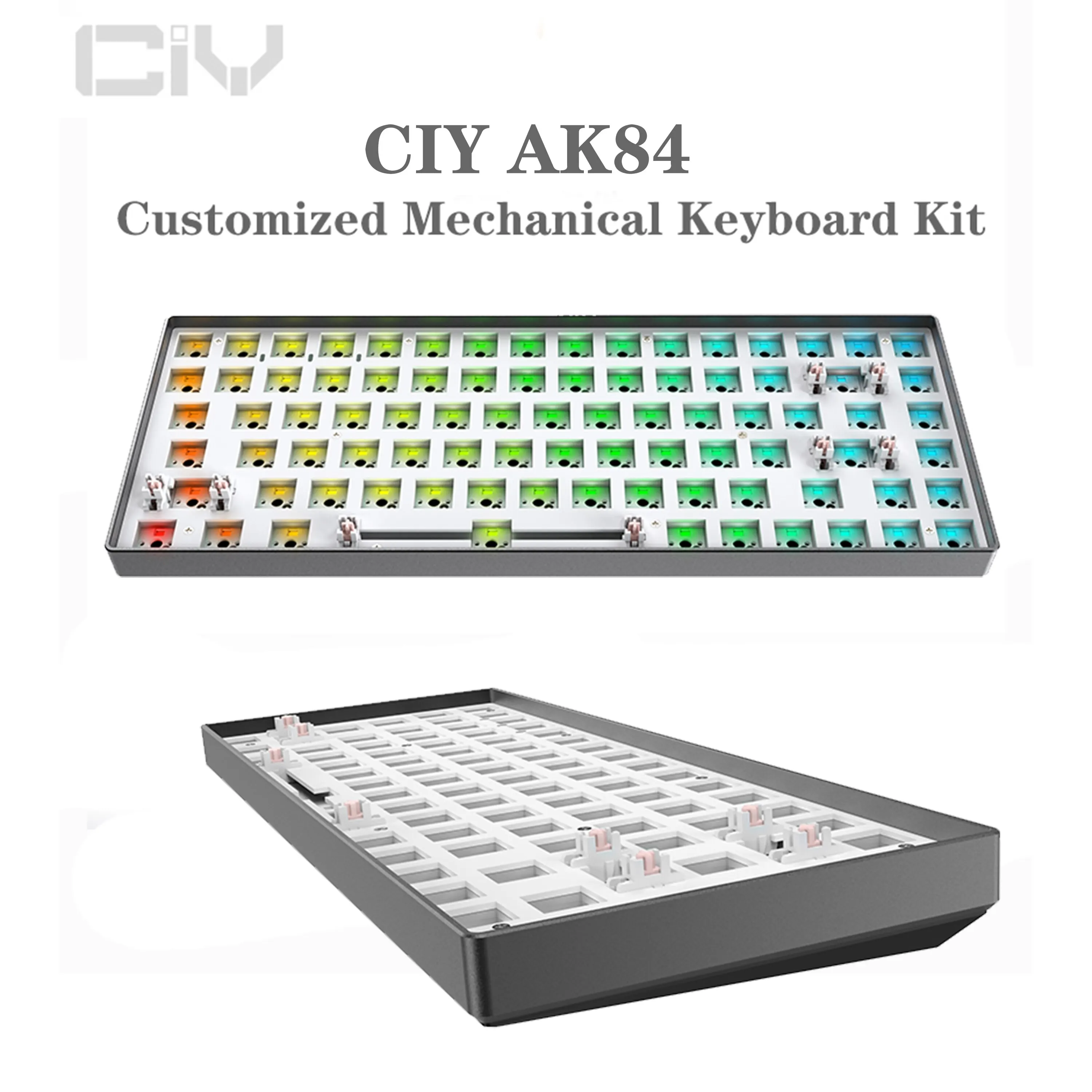 ZUOYA-Tester84-Mechanical-Gaming-Keyboard-Kit-Hot-Swap-RGB-Backlight ...