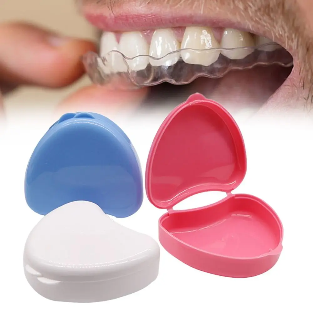1PC-Dental-Denture-Box-Plastic-Retainer-Case-Portable-Multiple-Colors ...