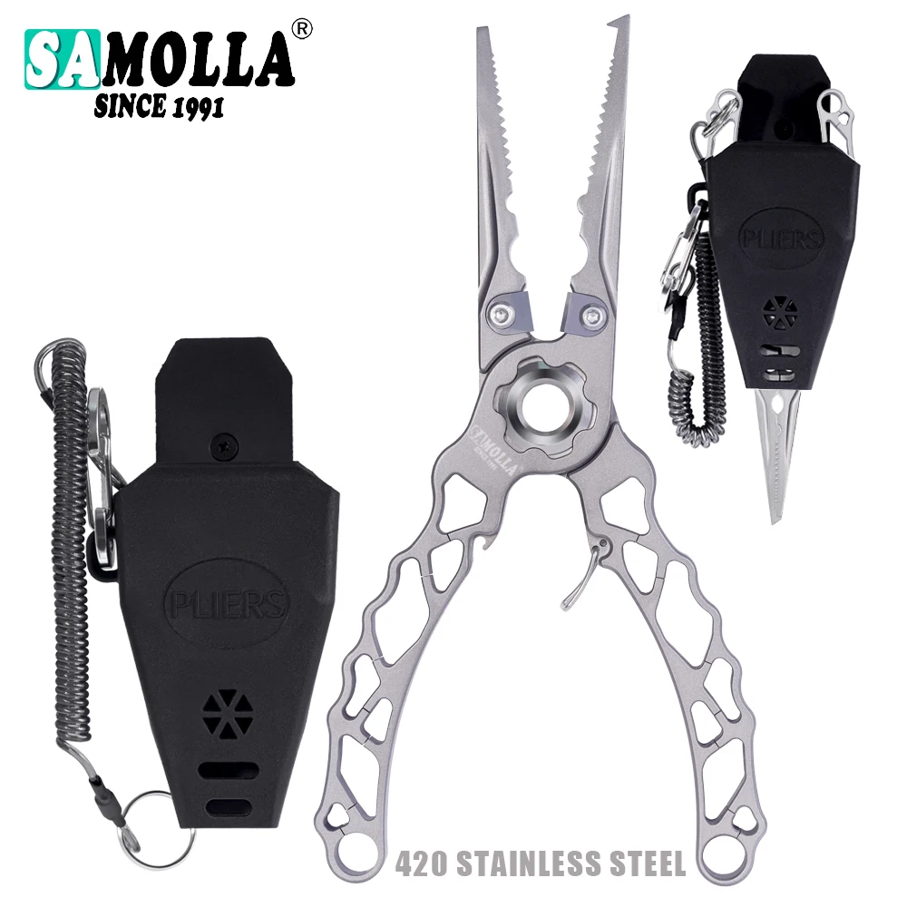 2023 New All 420 Stainless Steel Body Fishing Pliers Multifunctional ...