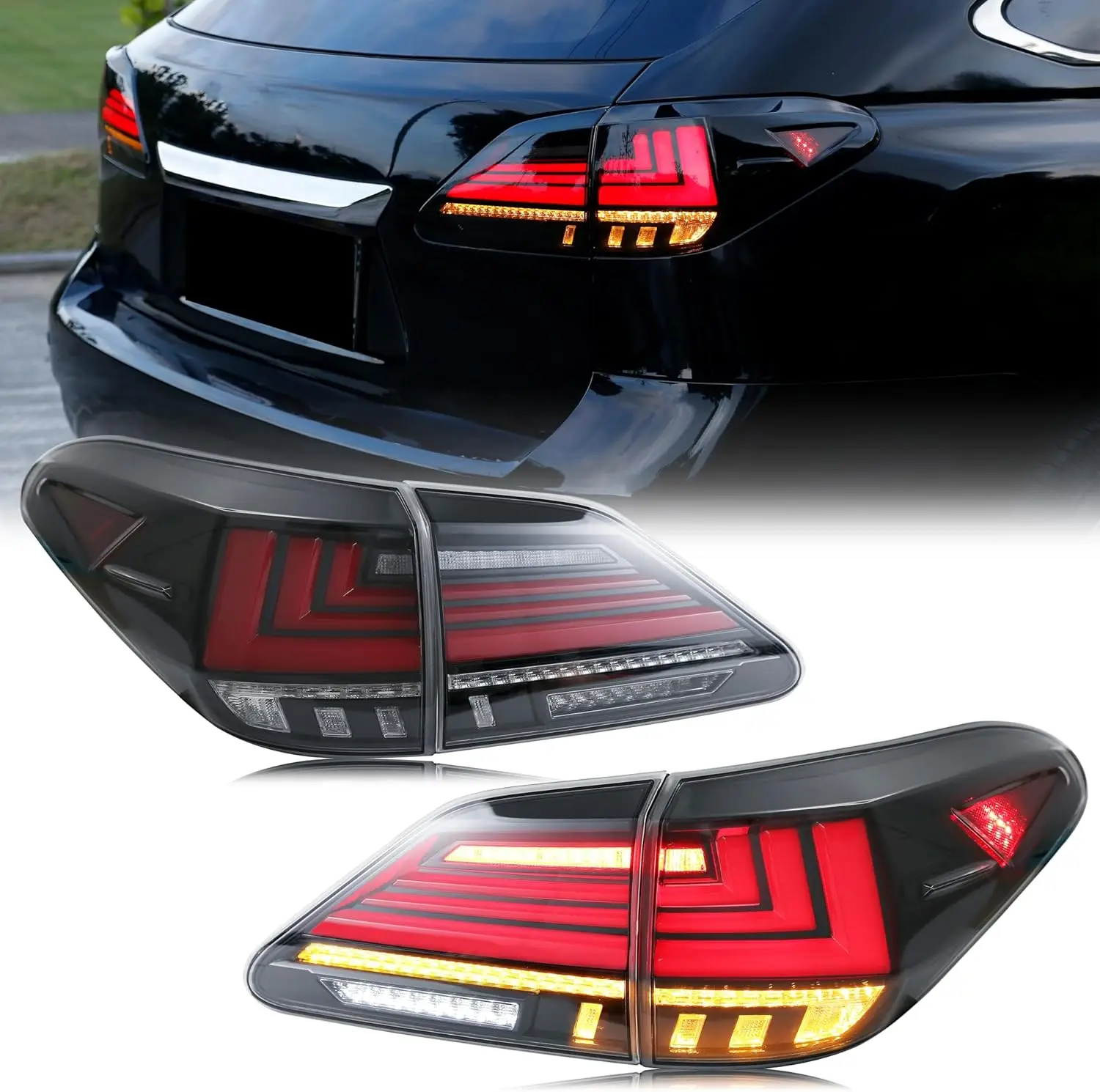 LED-Tail-Lights-For-Lexus-RX350-RX450-2009-2015-Assembly-With-Start-Up ...