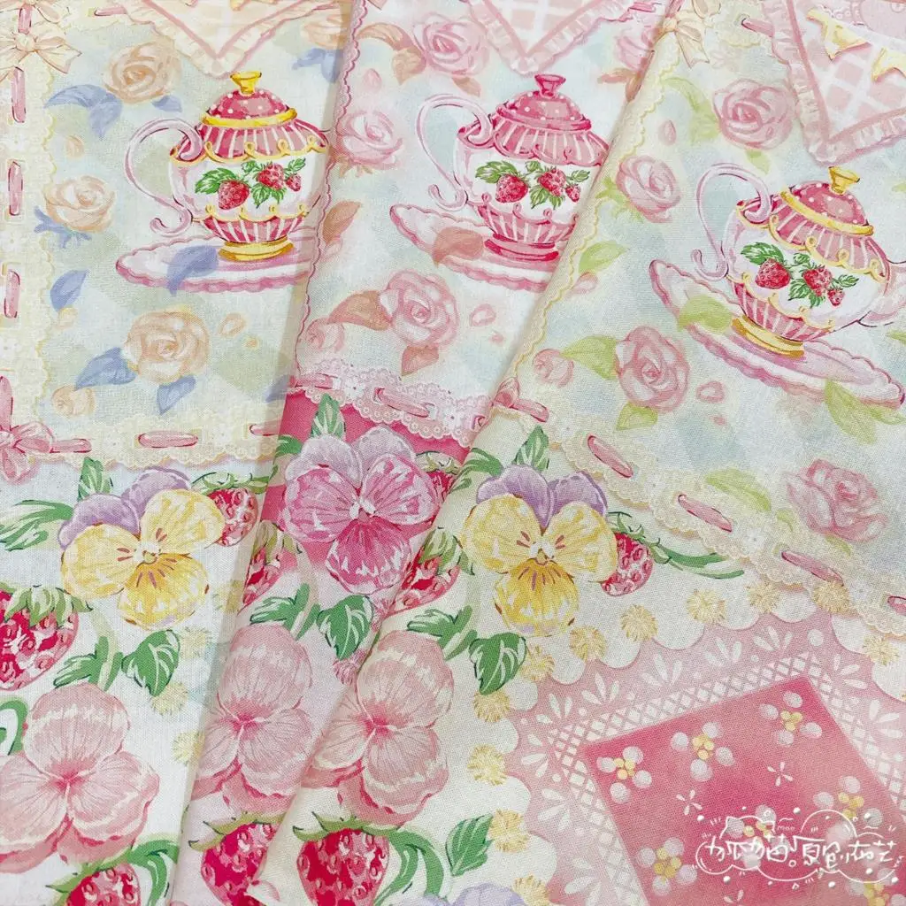 lovely-Lolita-PINK-Dress-fabric-DIY-handwork-bag-Hand-accounting ...