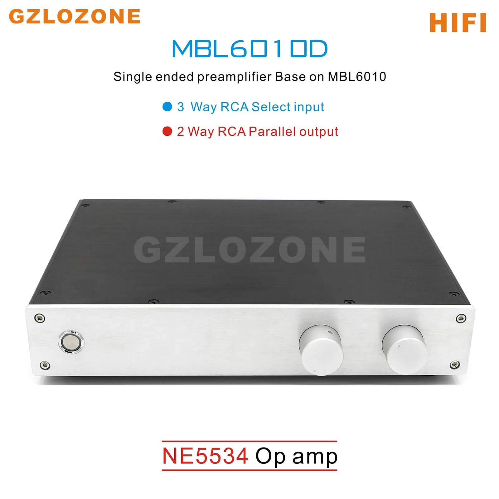 Hifi Mbl6010d Preamplifier Ne5534 Base On Mbl6010 Preamp Circuit 3 Way ...