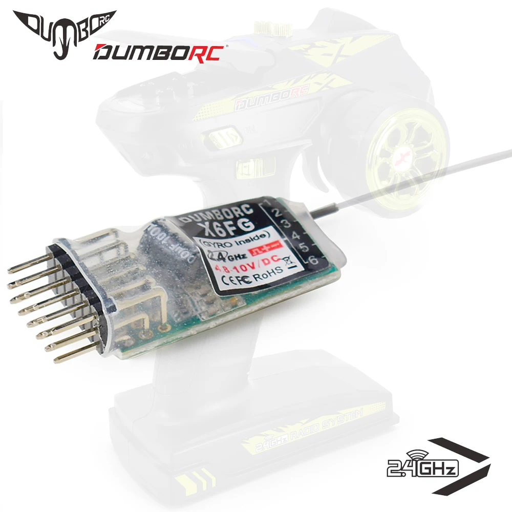 DUMBORC-RC-Gyro-X6FG-Mini-Receiver-2-4G-6CH-Radio-Control-for-X4-X5-X6 ...