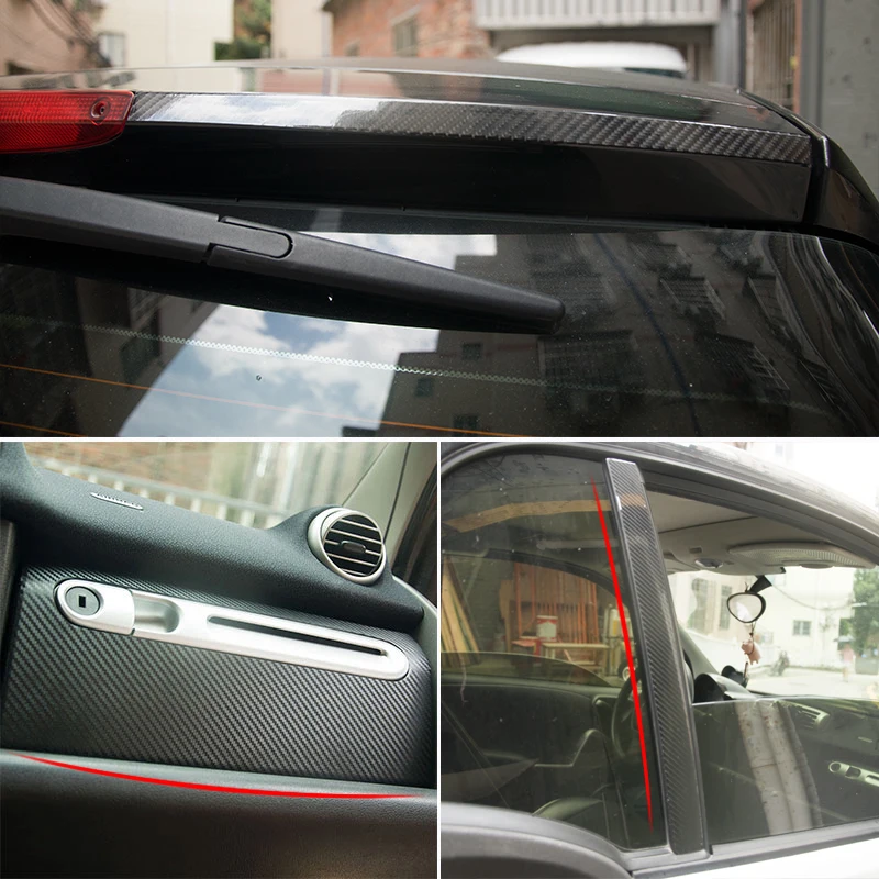 Car-Door-B-pillar-Decoration-Stickers-Brake-Light-Panel-Trim-Strips-Car ...