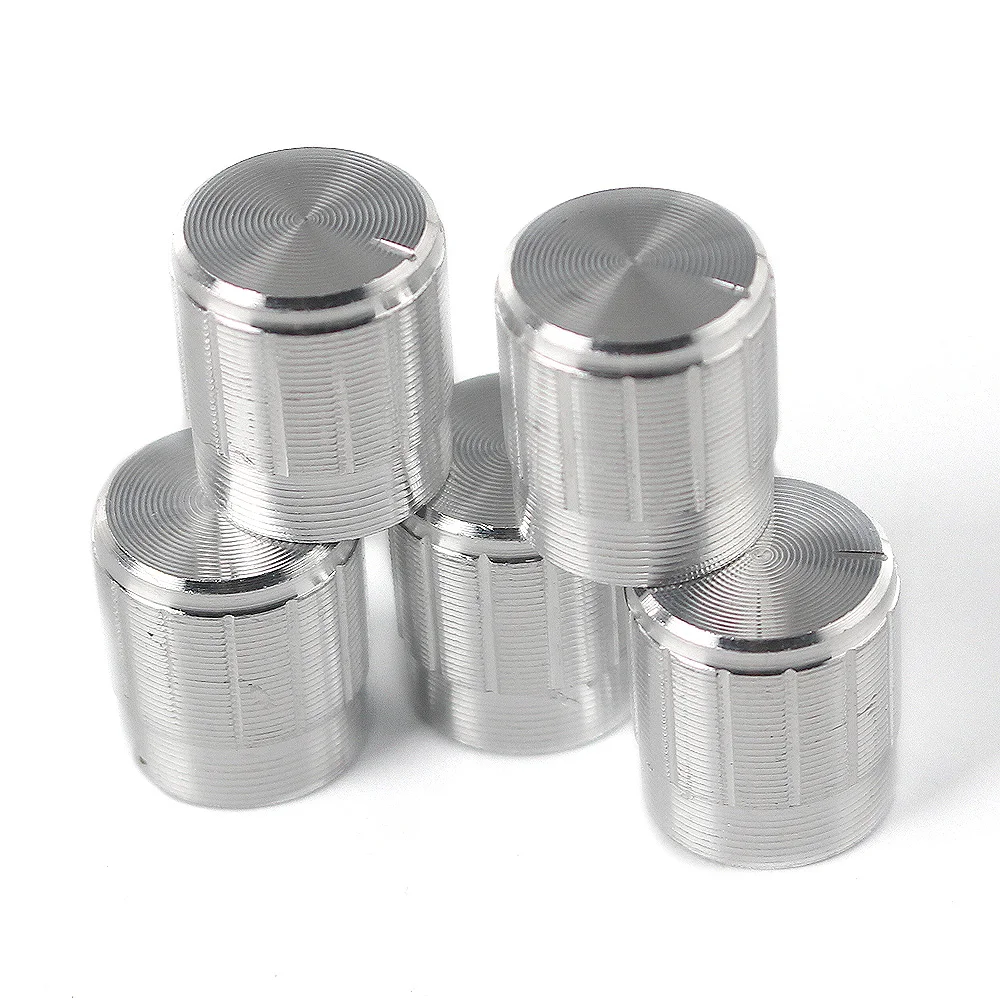 10PCS-Potentiometer-WH148-15-17mm-Knob-Cap-Silver-Aluminum-Alloy-Knob ...