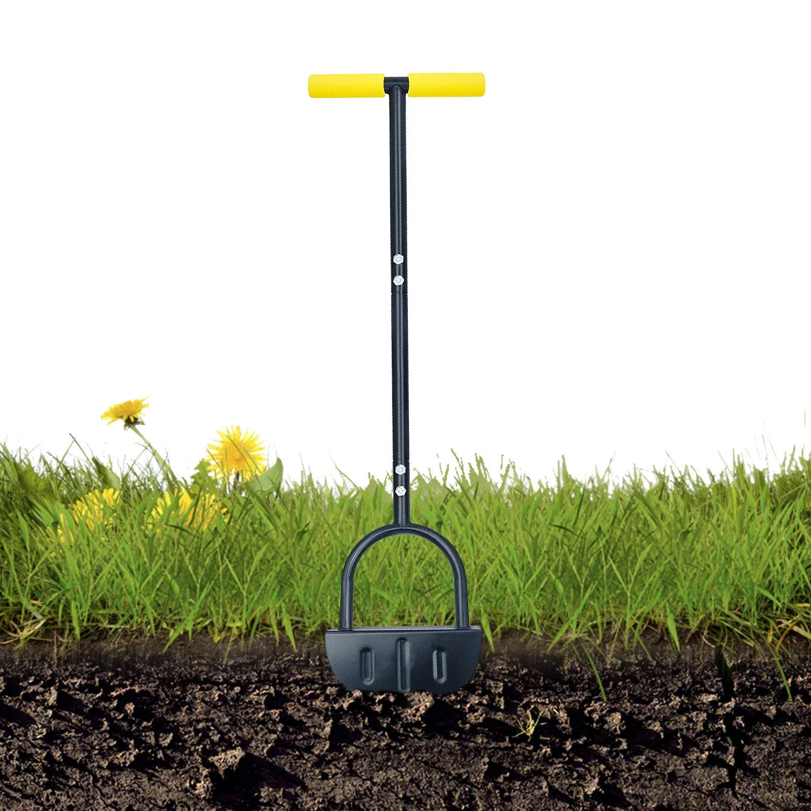 Manual-Steel-Edger-Lawn-Tools-Half-Rounded-Saw-Tooth-Cutter-Blade-Tool ...