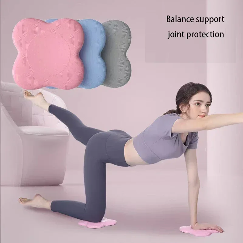 Yoga-kneeling-mat-thickened-flat-support-mat-knee-pad-portable-elbow ...