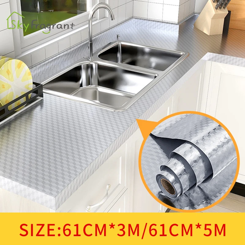 Kitchen Oil Proof Sticker Waterproof | Kitchen Adhesive Waterproof ...