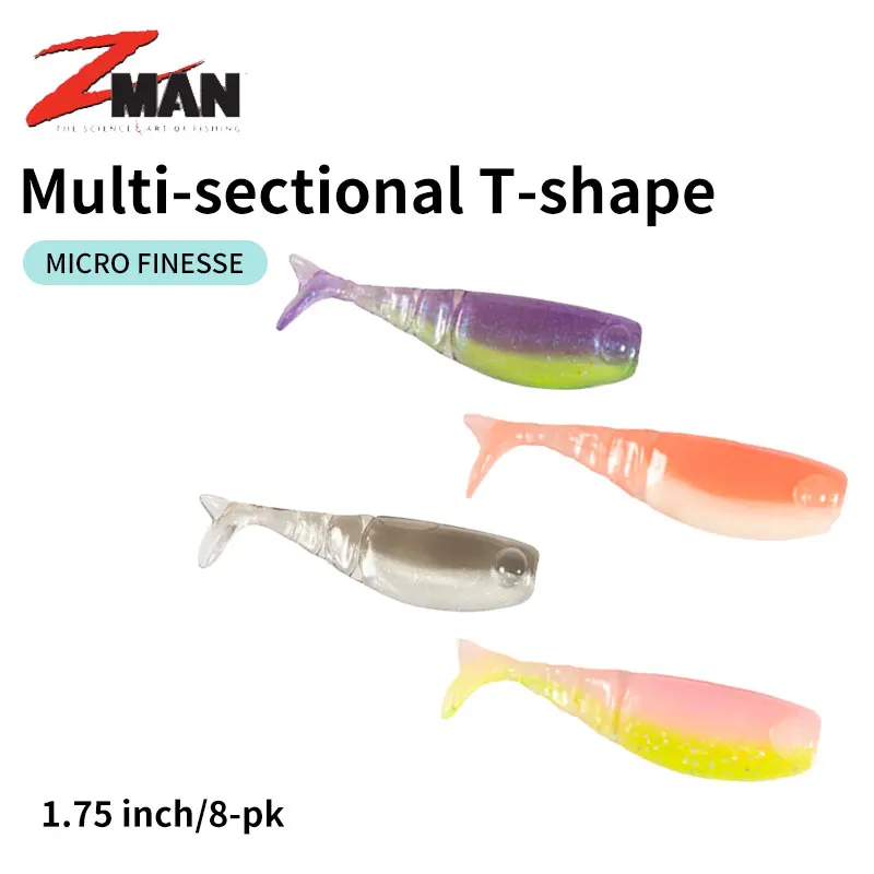 Original-in-American-ZMAN-Micro-FINESSE-Multi-sectional-T-shape-Fishing ...