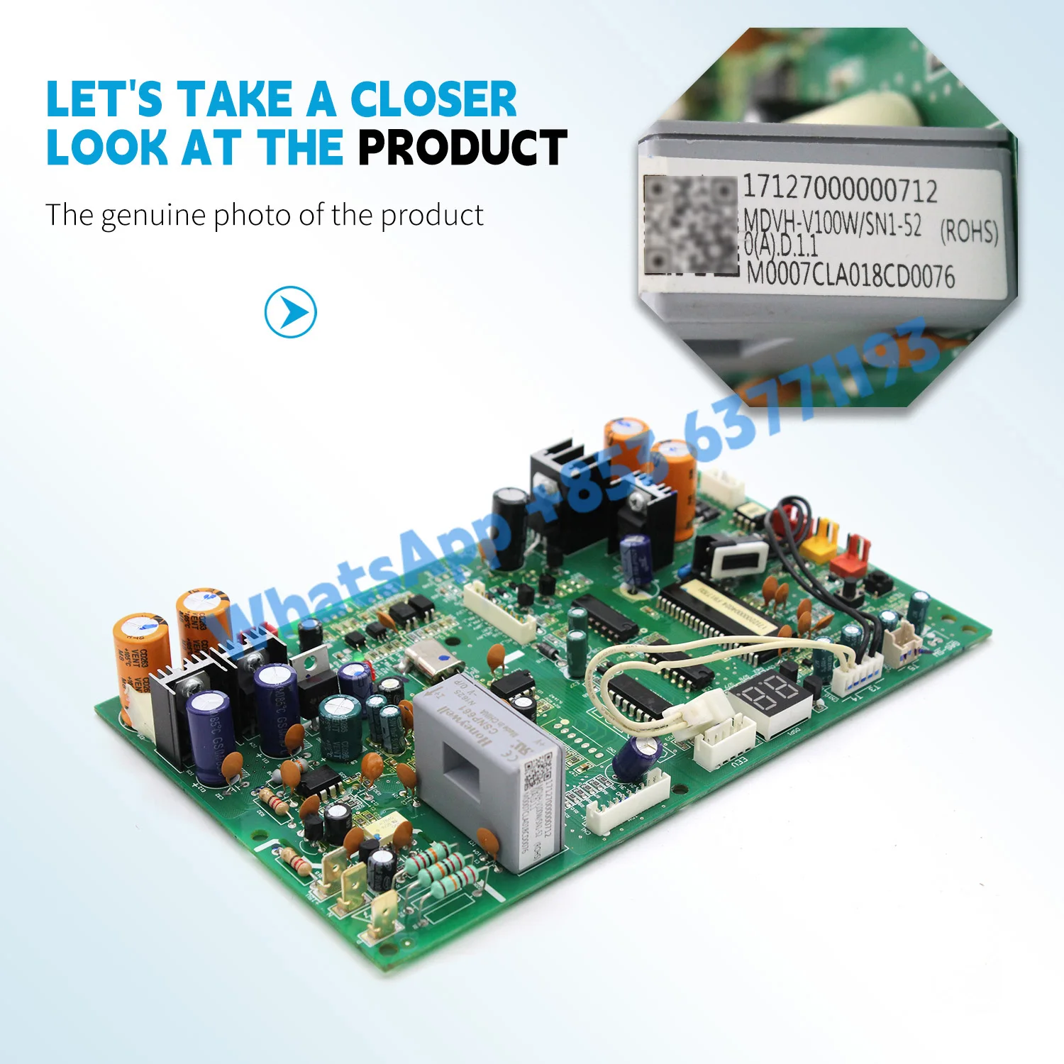 New Outdoor Main Control Board Assembly pcb 17127000000712 For Midea ...