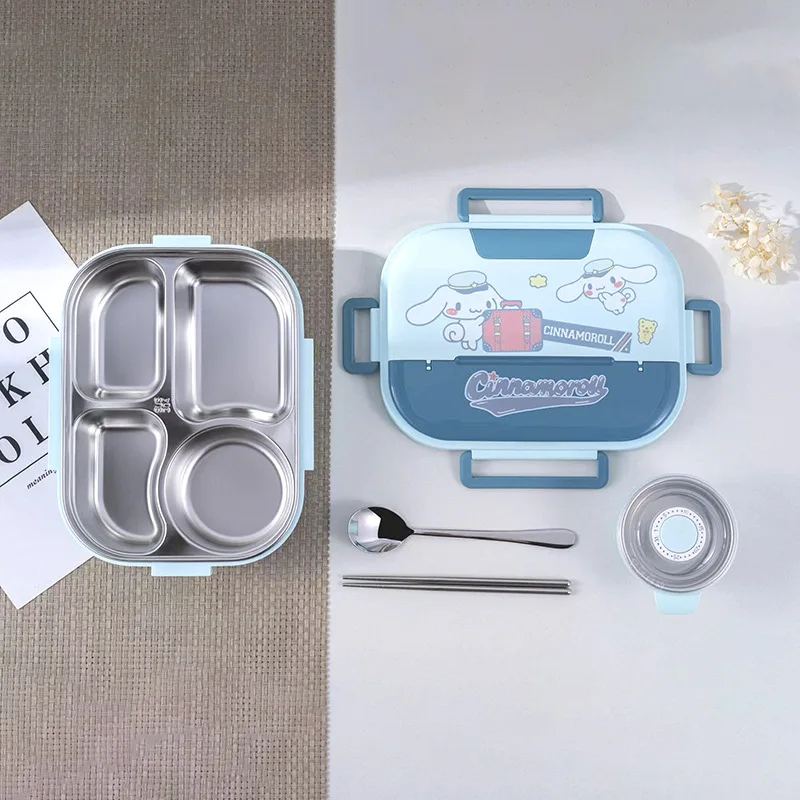 Sanrio-Kawaii-Cinnamoroll-Lunch-Box-Hello-Kitty-Kuromi-Anime-Cartoon ...