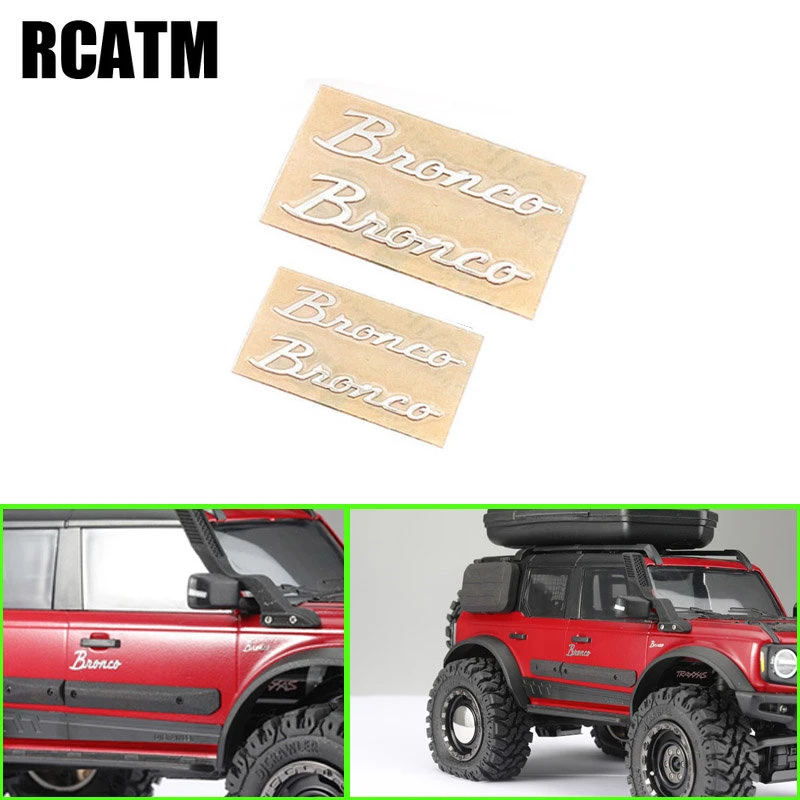 Trx4-m Metal Side Sticker Three-dimensional Logo Accessories For 1/18 ...