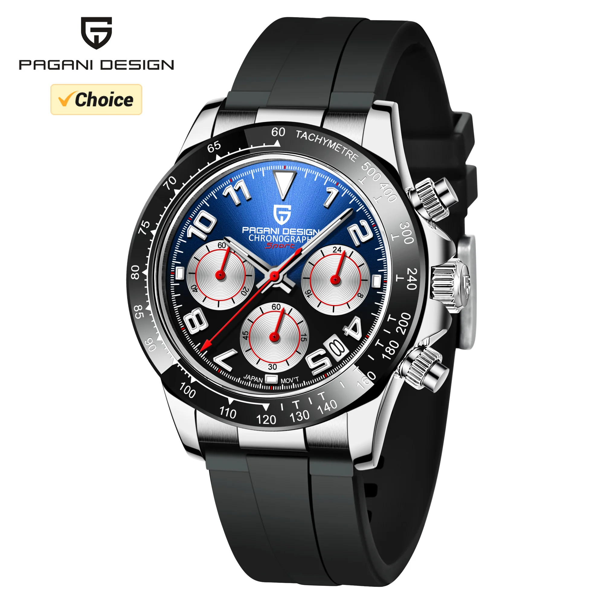 PAGANI-DESIGN-reloj-deportivo-de-lujo-para-hombre-cron-grafo-de-cuarzo ...