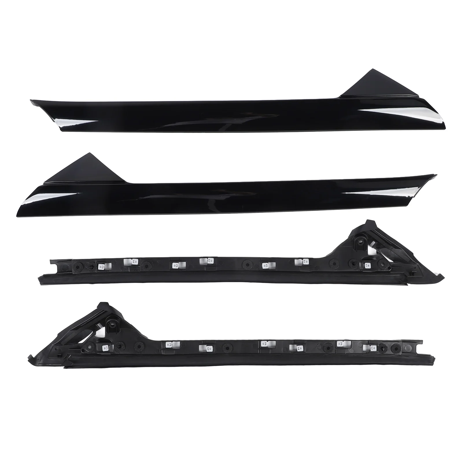 Windshield A Pillar Molding Trim Set BB5Z 7803144 AB Outer Inner Driver ...
