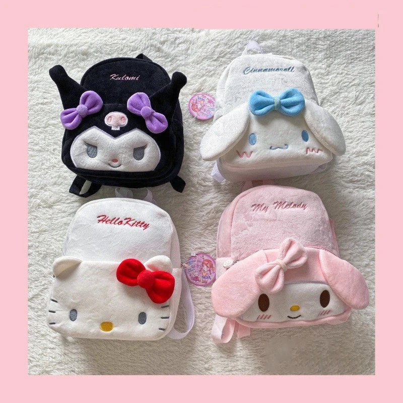 Hello Kitty Backpacks | Melody Plush Backpack | Hello Kitty Plush Bag ...