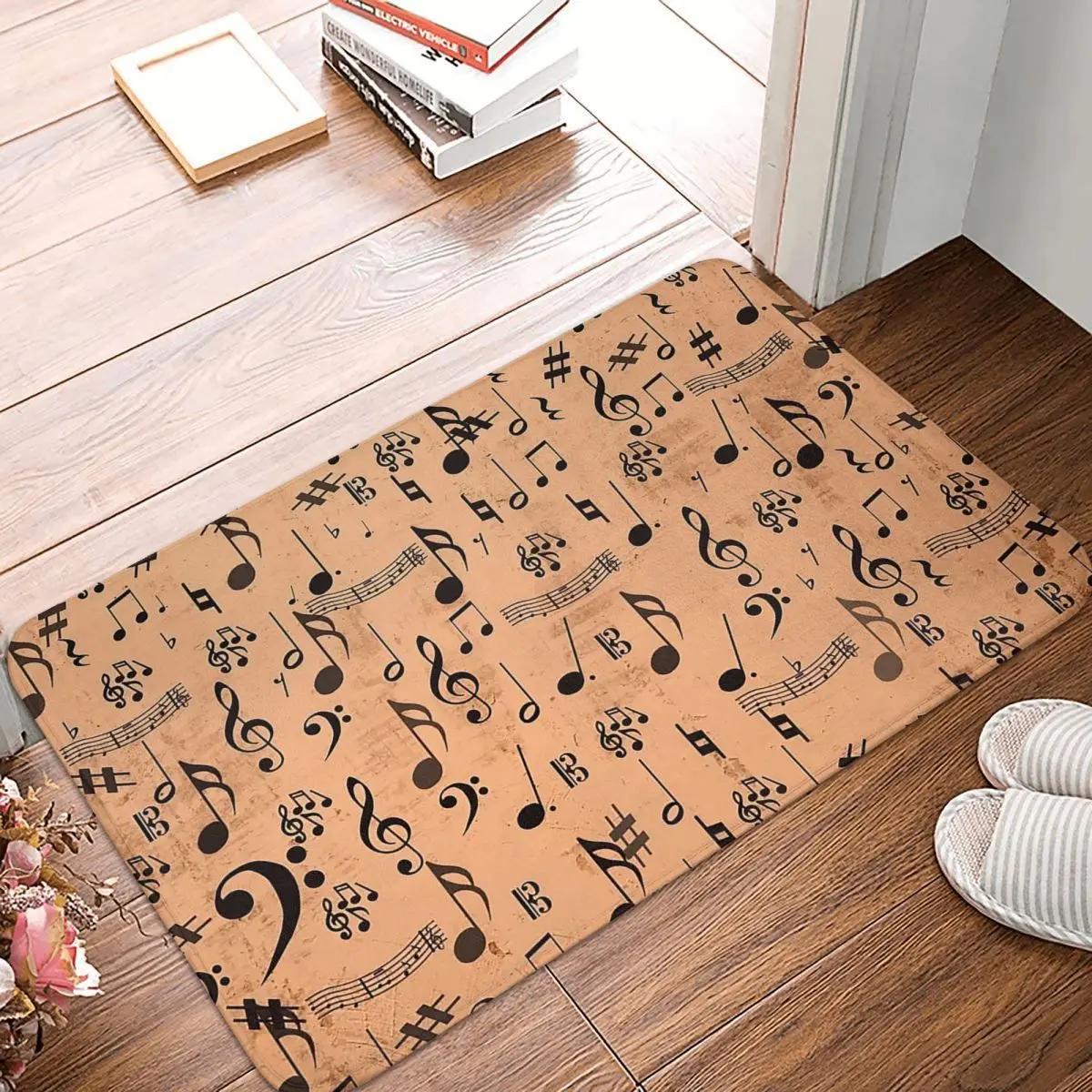 Musical-Note-Doormat-Bedroom-Printed-Soft-Mat-Kitchen-Home-Hallway ...