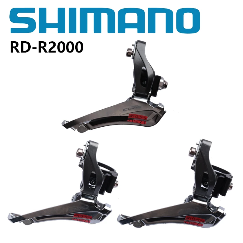 Shimano Claris R2000 Front Derailleur 2x8 Speed Road Bike Bicycle Braze ...