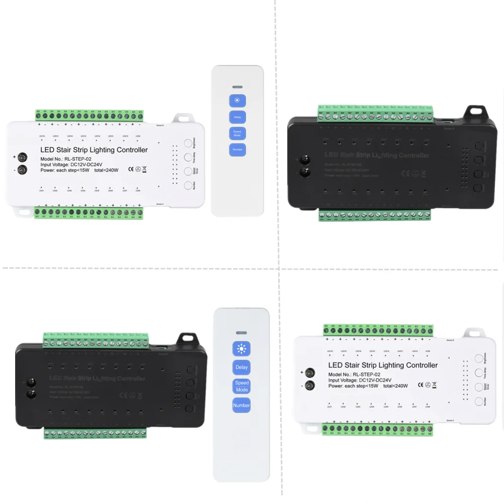 Motion-Sensor-Switch-Stair-Light-LED-Controller-16-Channels-PIR-Human ...