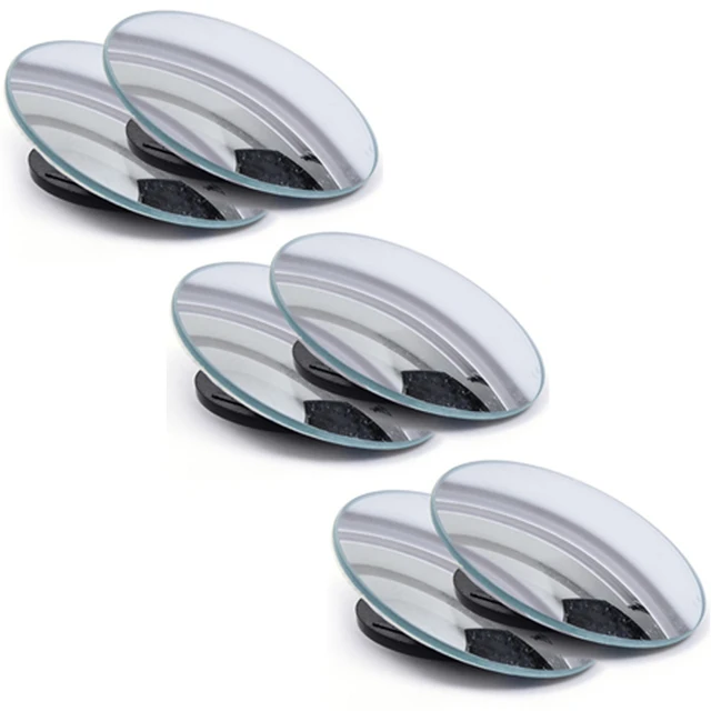 Car Small Round Mirrors Blind Spot Rear View Mirror Auxiliary Reversing ...