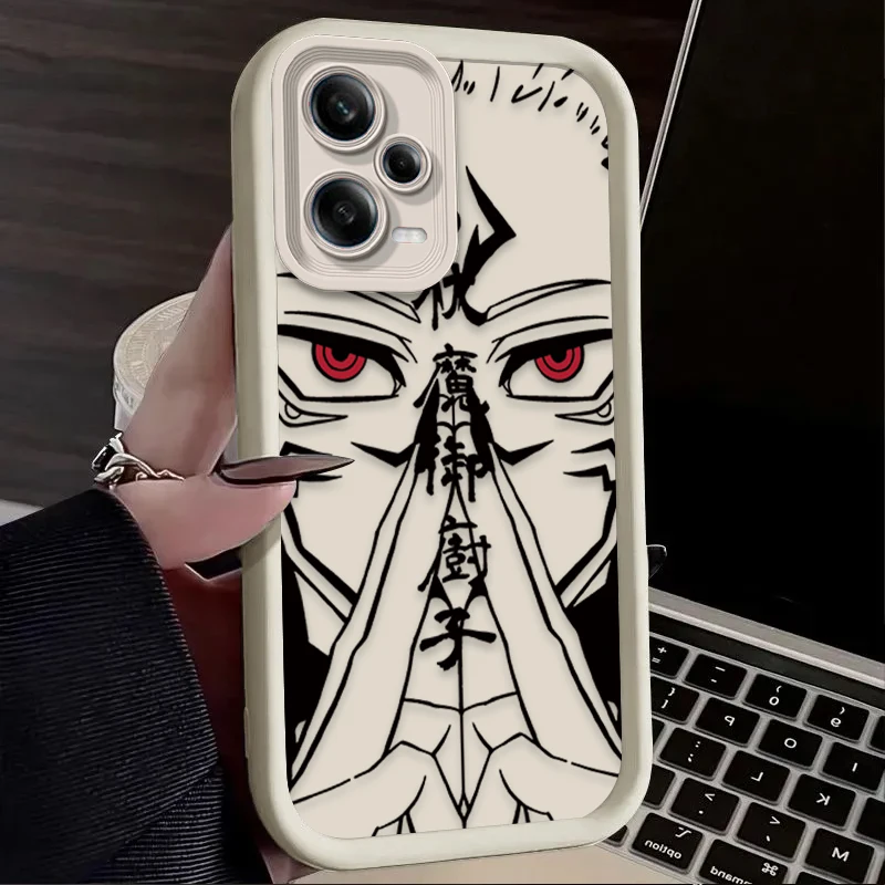 Jujutsu Kaisen Funda de teléfono para Xiaomi Redmi Note 13, 12, 11 Pro ...