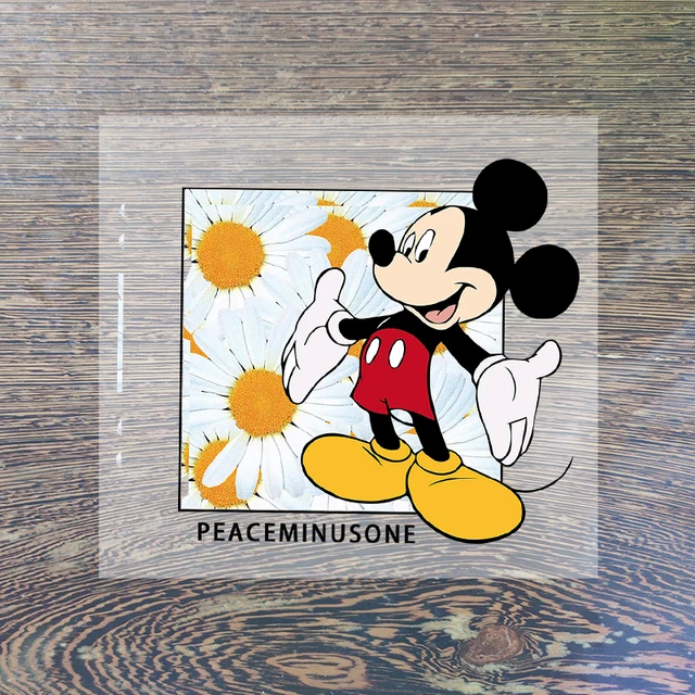 Mickey Minnie Mouse Thermo-Sticker Fashion Disney Iron Clothes Sticker ...