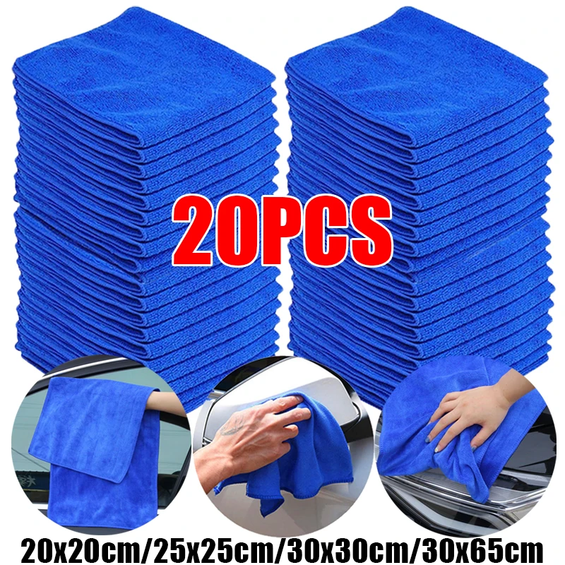 Microfiber Towels Car Wash Drying Cloth Towel Household Cleaning Cloths ...