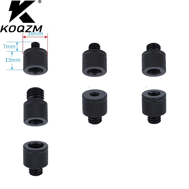 1PC-Black-1-4-To-3-8-Male-To-Female-Thread-Screw-Mount-Adapter-Tripod ...