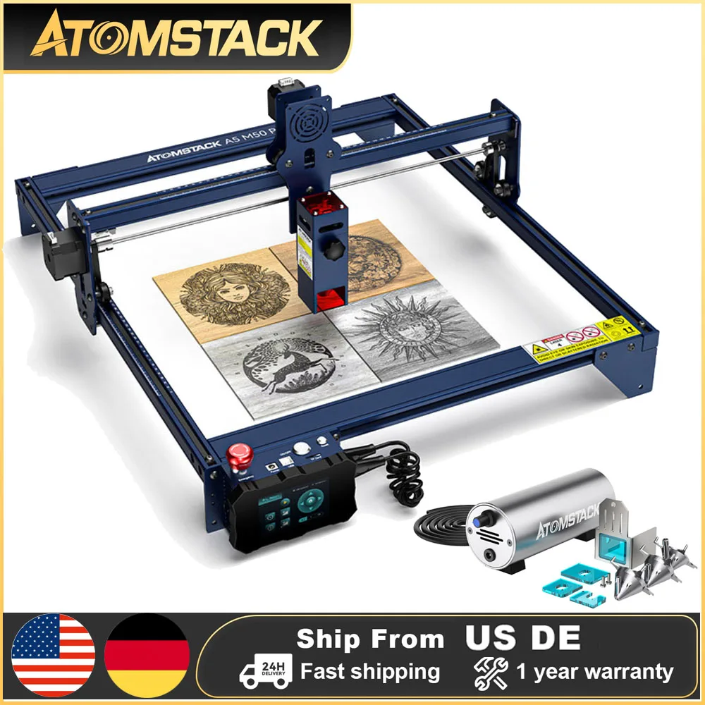 AtomStack-A5-M50-Pro-40W-Laser-Engraver-Machine-5-5W-Optiacl-Power ...