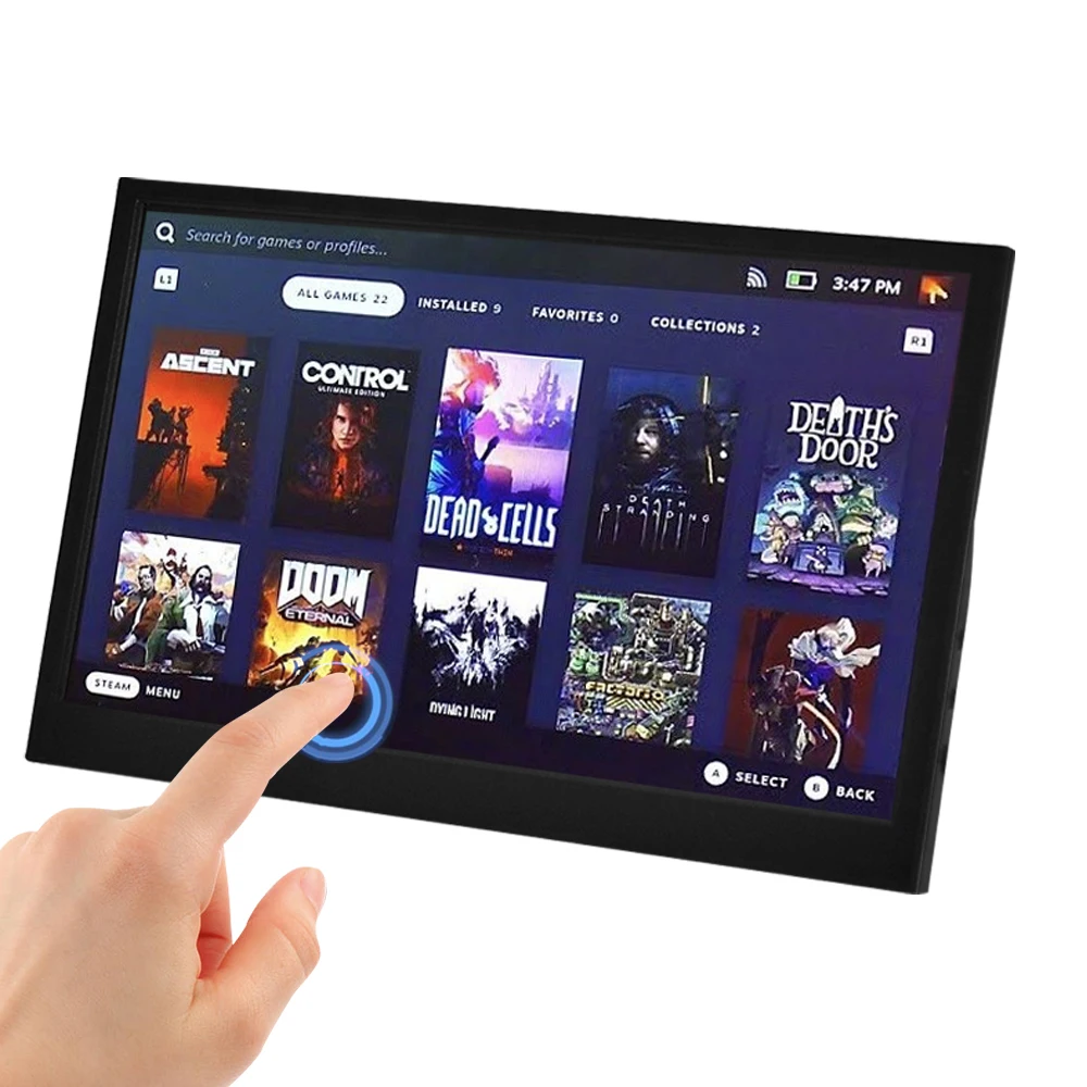 Monitor táctil portátil, pantalla de 11,6 pulgadas, 15,6 pulgadas, FHD ...