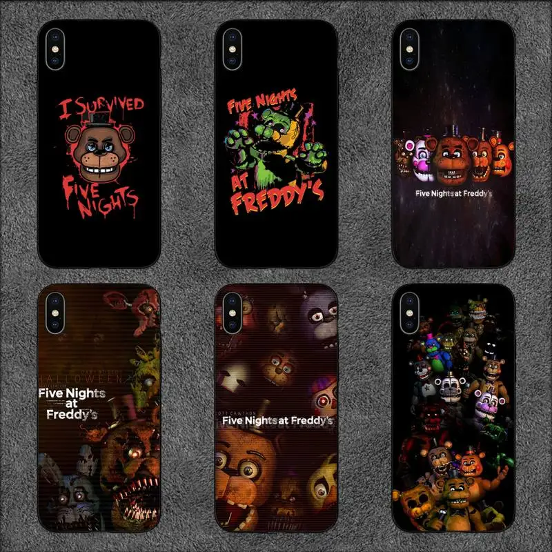 Funda de teléfono Fnaf Five nights At Freddys para iPhone 11 12 Mini 13 ...