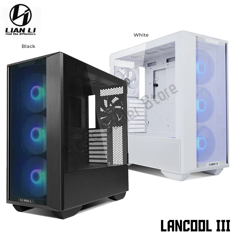 Lancool Iii Airflow Computer Case,pc Modding Gaming Cabinet With 4 × ...