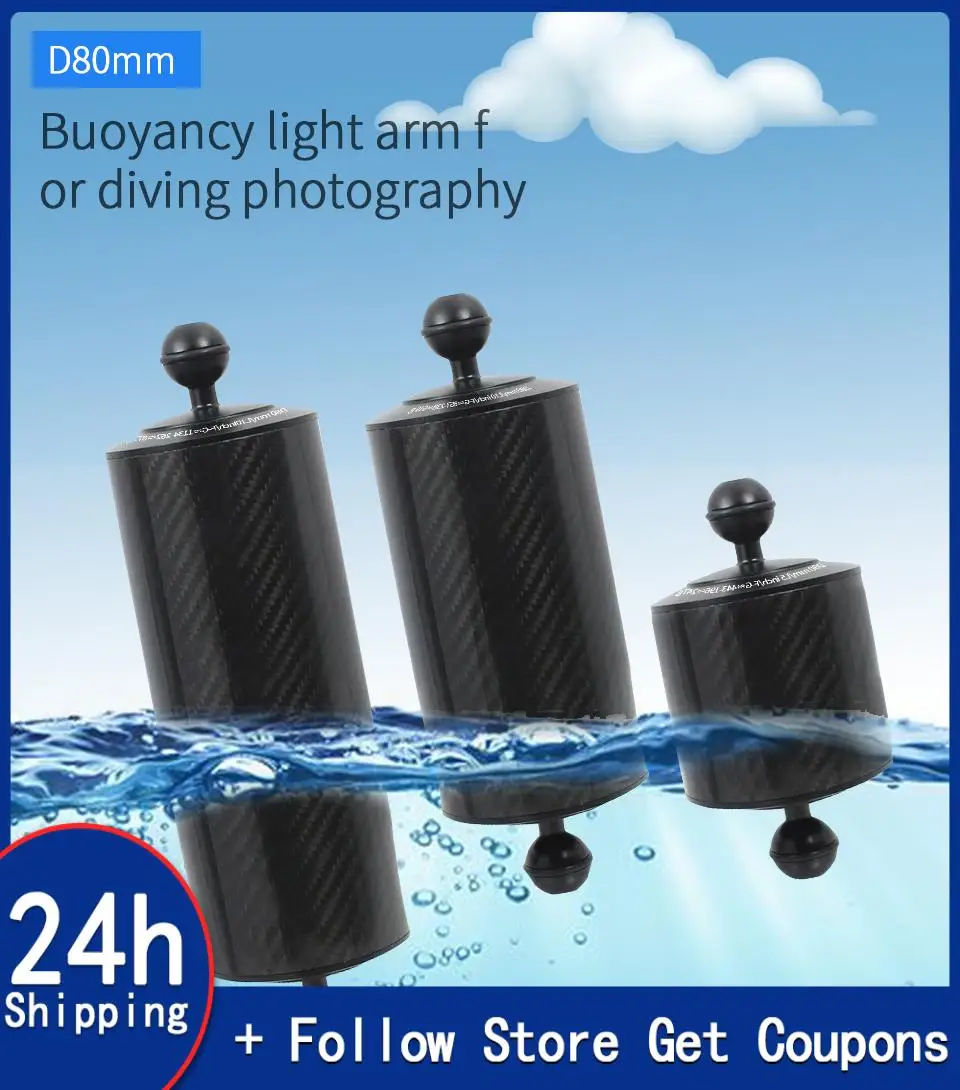 Upgrade-Carbon-Fiber-Float-Buoyancy-Aquatic-Arm-1-Dual-Ball-Floating ...