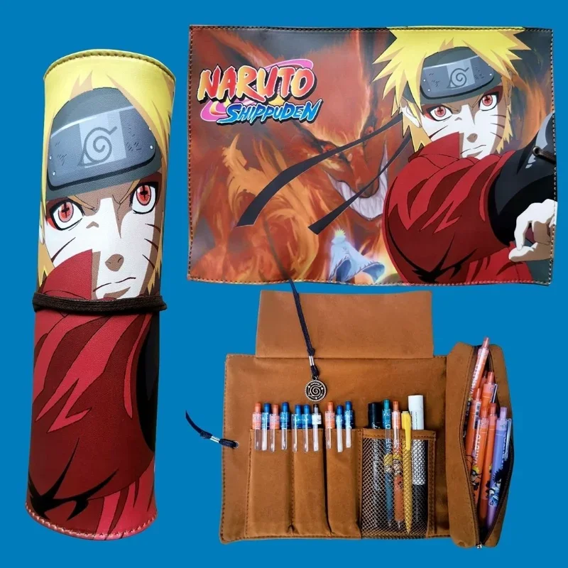 Naruto-Scroll-Pen-Bag-Large-Capacity-Pen-Curtain-Stationery-Unisex-Pen ...