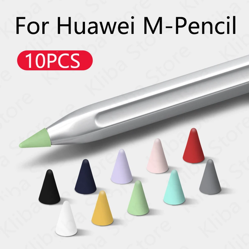 10Pcs-Silicone-Mute-Nib-Cover-For-Huawei-M-pencil-1-2-3-Tip-Cover ...