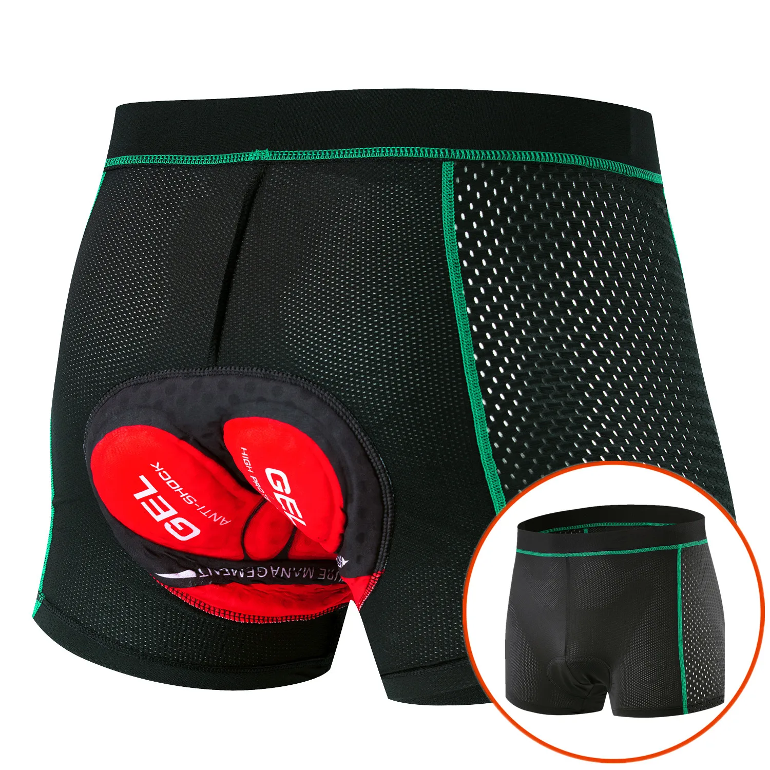 2025 sous-vêtements de cyclisme pour hommes avec Gel 5D rembourré vtt ...