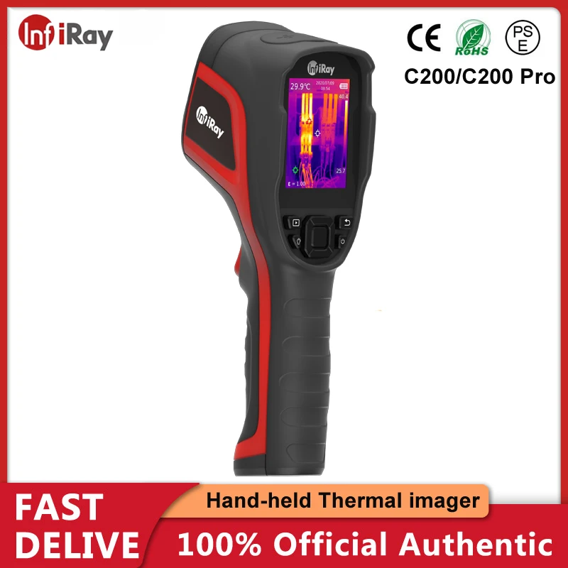 INFIRAY-C200-Pro-Infrared-Thermal-Imager-Handheld-HD-Camera-Infrared-Thermometer-Range-20-550-C ...