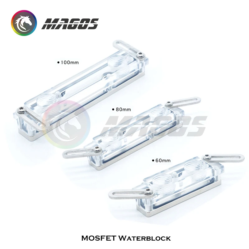 MOSFET MOS Waterblock 6CM 8CM 10CM Cooler Radiator 3mm copper plate ...