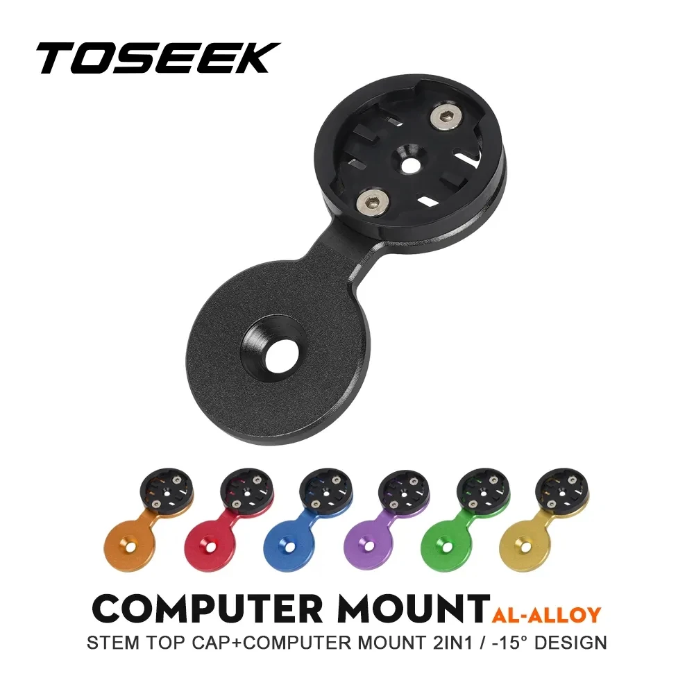 TOSEEK-MTB-Handlebar-Integrated-Headset-Cap-Cover-With-Computer-Mount ...